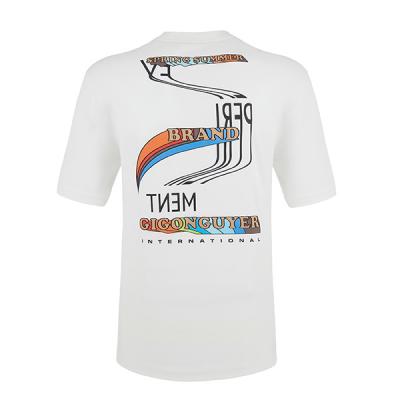 China Persoonlijke ademende oversized T-shirt drukken mannen T-shirts in 100% katoen en comfort Te koop