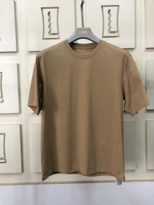 Cina Anti-rughe T-shirt a collo rotondo di grandezza naturale 100% cotone standard personalizzato LOGO 64168Y7068 in vendita
