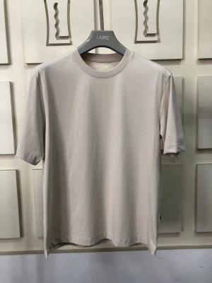 Cina Anti-rughe T-shirt a collo rotondo di grandezza naturale 100% cotone standard personalizzato LOGO 64168Y7068 in vendita