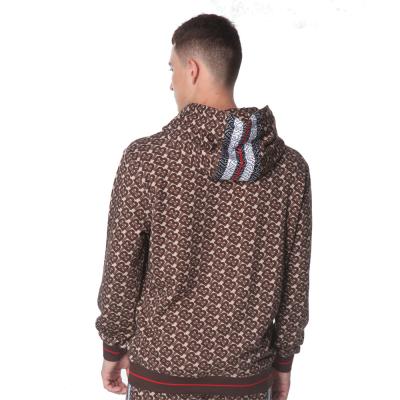 Cina Regolare manica colletto con cappuccio cotone maglietta e pantaloni da ginnastica set Logo personalizzato in vendita
