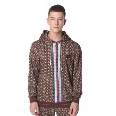 Cina Regolare manica colletto con cappuccio cotone maglietta e pantaloni da ginnastica set Logo personalizzato in vendita