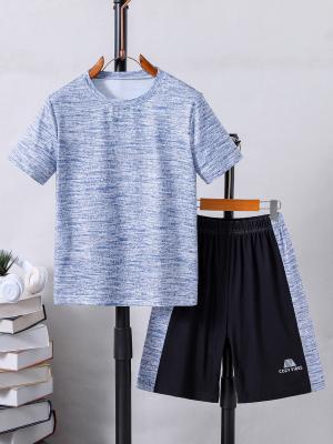 Chine Des dessins animés de coton pour tout-petits ensemble de vêtements décontractés unisexe classe B manches courtes été à vendre