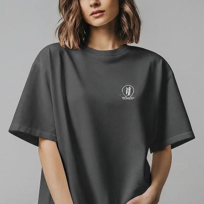 Cina T-shirt da donna in cotone traspirante a maglia con manica corta in vendita