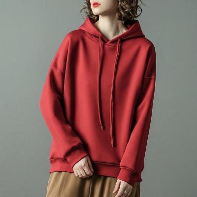 Cina Maglietta con cappuccio di poliestere / cotone anti-rimpicciolamento per donne in vendita