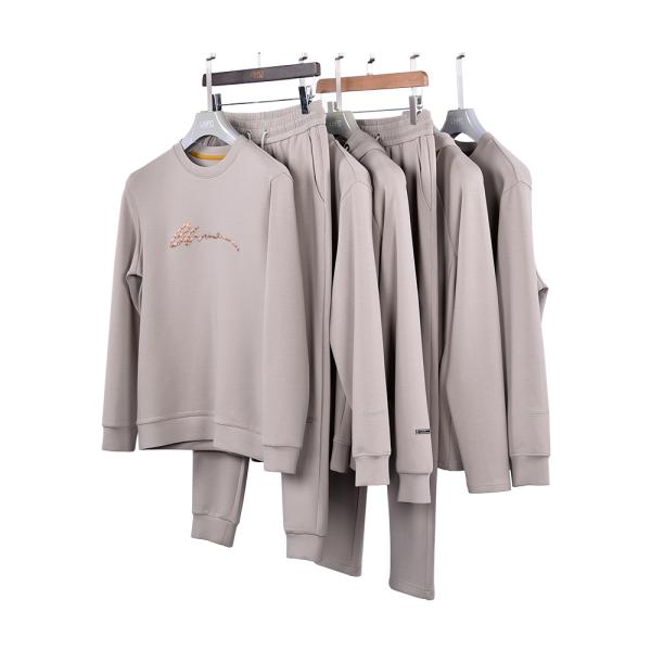 Quality Custom Logo Heavyweight Cotton Fleece Men's Hoodie and Sweatpants Casual Tracksuits Plus Size Sweatpants Sweatshirt Men for sale