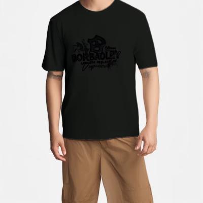 China 180g Shirts in Stock Summer Printed 100% Cotton Fitted Classic Tshirt Plus Size Men's T-shirts for sale