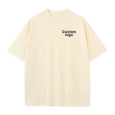 China Custom Hot Sale Unisex 100% Cotton T Shirts Blank T-Shirts US Size True to Size Drop Shoulder Tshirts for Men for sale