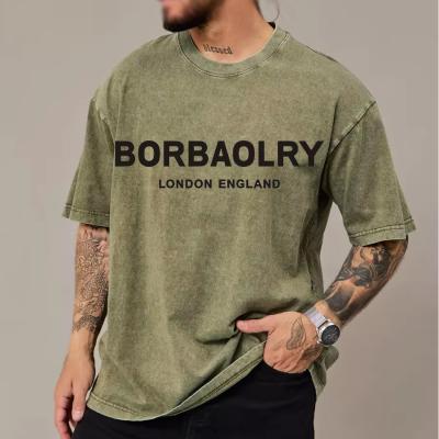 China Top Quality Men's T Shirt Baggy High Street Style Stretch Oversized Shirts Graphic Crop Top Tee Summer Essentials T-shirts for sale