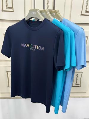 China Fashion Cotton Breathable Style Pressed Top Men's T-shirt for sale
