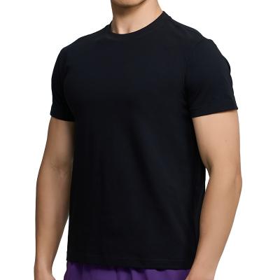 China Men's Sorona Fabric Quick Dry Sports T-Shirt Breathable Gym Shirt with Custom Embroidery and Printing Plain Solid Style for sale