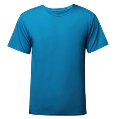 China Top Seller EU Size 180gsm 100% Cotton Casual Eco-Friendly Breathable OEM Logo Custom Solid Jersey Short Sleeve T-Shirt for Men for sale