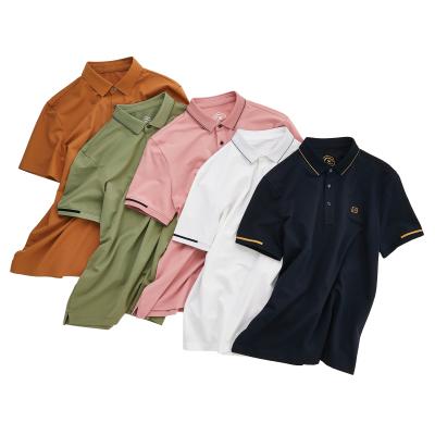 China High Quality Multi-color Golf Polo Shirt Men's Casual T-shirt Men's Polo Shirt pink T-shirt Custom Excellent Cotton OEM ODM for sale