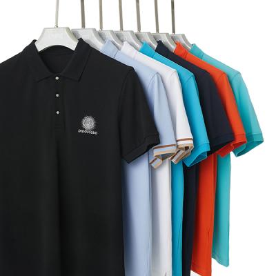 China Professional Oem Odm Custom Anti-pilling Quick-drying Breathable Embroidered Polo Formal Shirt Logo for Men Casual for sale