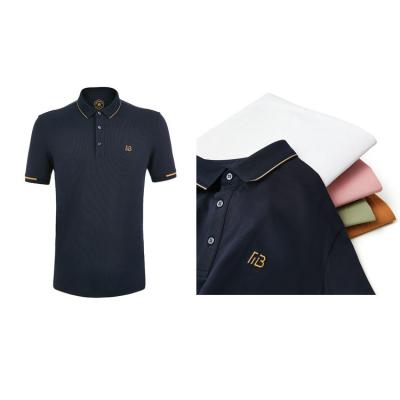 China Classic and High Quality 100%Cotton Embroidery Polo T-shirt From Men Manufacture for sale