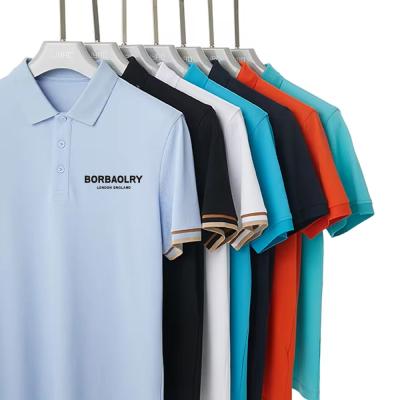 China 2026 Newest Comfortable Custom Color LogoBlue Sport Polo Shirt Manufacturer for sale