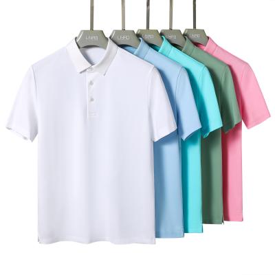 China Brand New Product Custom Logo Outdoor Training Breathable  Gym Fitness Men Golf Polo Shirt for sale