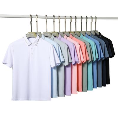 China Fashionable High Quality Custom Logo Colorful Spring Summer Plus Size Short Sleeve Men's Polo Shirts for sale