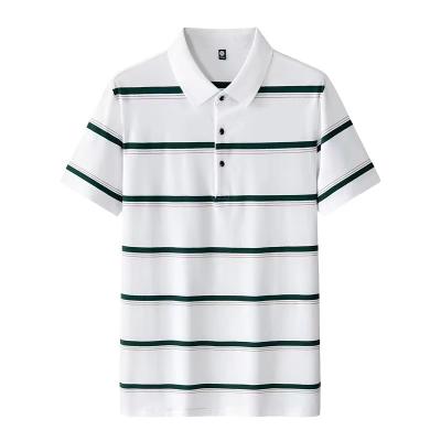 China Fast Shipping Striped Oversized Polo Shirt New Fashion Trend Custom Polo Shirts for sale