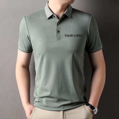 China Quick Dry Short-sleeved Polo Shirt Leisure Polo Shirt Unisex Plus Size Men's Polo Shirts for sale