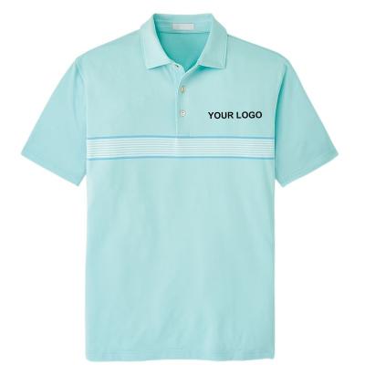 China Wholesale High Quality Mercerized Unisex Polo T-Shirt Custom Logo Golf Polo Shirt Print Design Men's for sale