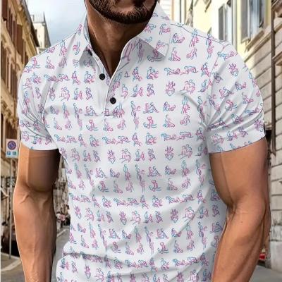 China Men's High Quality POLO Shirt Slim Fit Casual Top With Button Casual Summer Fashion Custom Logo T-Shirt Solid Print for sale