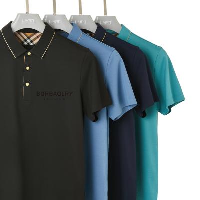 China Special Design Anti-pilling Ultra Seamless Custom Shirt Polo Logo Label Embroidery Soft Cotton Short Sleeve Polo T-shirt for sale