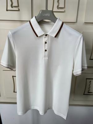 China Customizable Men's Summer Fashion Cool for Polo Shirt 100% Polyester Solid Pattern Casual Slimming Short Sleeved for sale