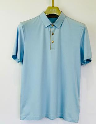 China Custom 100% Heavy Cotton Black for Polo Shirts for Men Solid Embroidered Pocket Breathable Knitted Fabric for sale