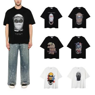 China High Quality Summer New IH NOM UH NIT for Masked Hipster Men's Knitted Print 100% Cotton Eco-Friendly Streetwear for sale