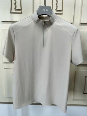 China OEM Men's Branded Racing for Shirts Men's Racing Polo Shirts White Black Spandex/Polyester Breathable Anti-Wrinkle Regular Fit for sale