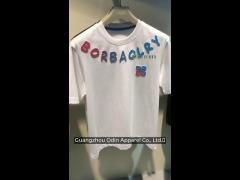knitted 100 cotton men's gym oversized t-shirt custom logo style for summer and sports
