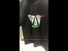 weaving method short sleeve cotton t shirt knitted for men