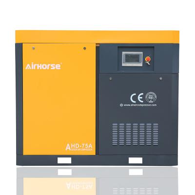 China Hot Selling CE certificate quality screw air compressor 116PSI 75HP with 322CFM air flow for sale