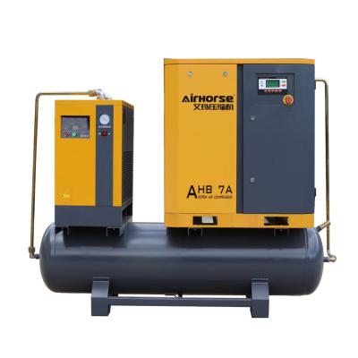 China 102-145PSI compressor Industrial Rotary screw air compressor with dryer and receiver 300L for sale