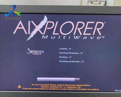 Cina Autoverifica di riparazione della macchina di ultrasuono di Aixplorer non riuscita ed incapace per entrare nel sistema in vendita