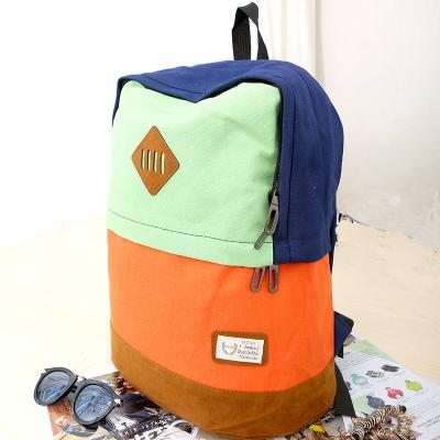 China colorful student backpacks for girls for sale