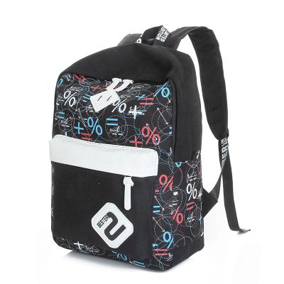 China backpack bags for girls for students canvas stylish day backpacks black for sale