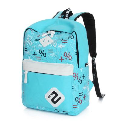 China backpack bags for girls for students canvas stylish day backpacks blue for sale