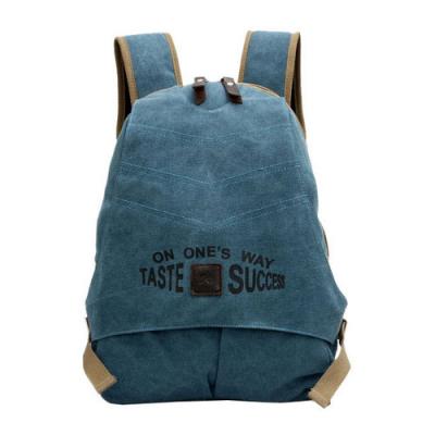 China Casual Canvas backpacks for student college for sale