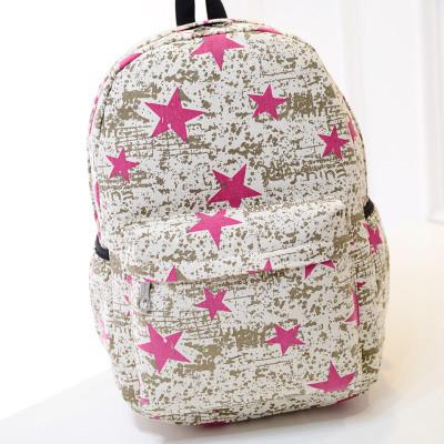 China colorful stars canvas backpack messenger bags wholesale купить рюкзак mochilas por mayor for sale