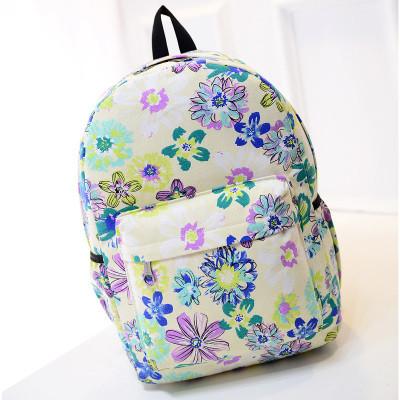 China green flower canvas backpack messenger bags wholesale купить рюкзак mochilas por mayor for sale