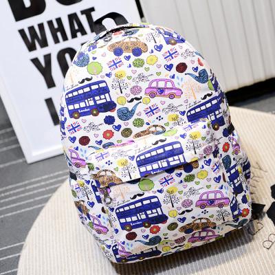 China wholesale school backpack school bag travel backpack cars bus No MOQ mochilas para laptop for sale
