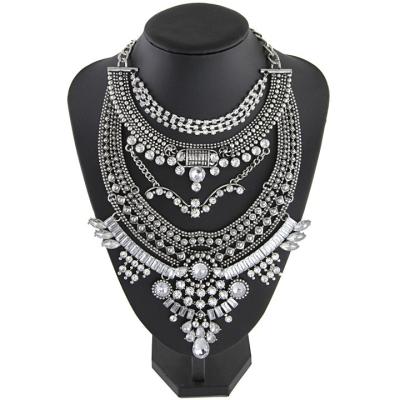 China 2015 New Exaggeration brand chunky Necklace Vintage Punk fashion women statement Necklace for sale