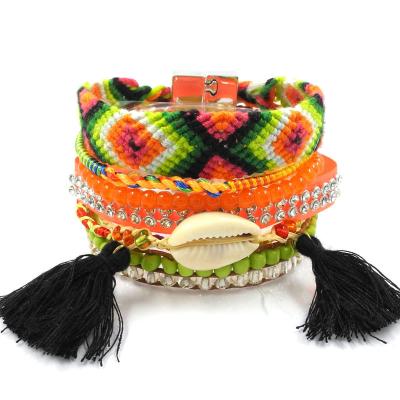 China Fashion hipanema bracelets&bangles Bohemia Summer Beach Bangle Handmade Ladies bangles for sale