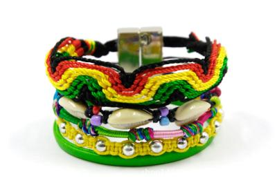 China French Fashion Bracelet Charm Jewelry Multi-Layer Rope Bracelet Strong Magnetic Buckle for sale