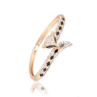 China Fashion 18K gold plated Bangles Fox charm Bracelet women Jewelry factory wholesale for sale