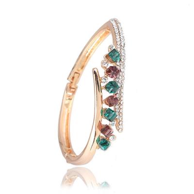 China Fashion 18K gold plated Bangles&bracelet with Crystal and DiamondJewelry factory wholesale for sale