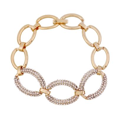 China New Design fancy fashion fake gold bracelet gold hand chain fashion design for women for sale