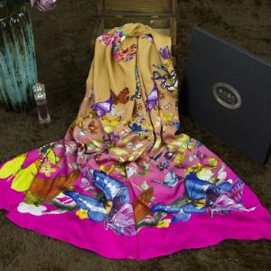 China 2016 New Silk Scarves Modern Oriental Style Scarf High Quality Beach Scarf for Women Long for sale