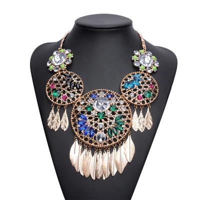 China High quality European&American Alloy Necklace Statement Jewelry wholesale for sale